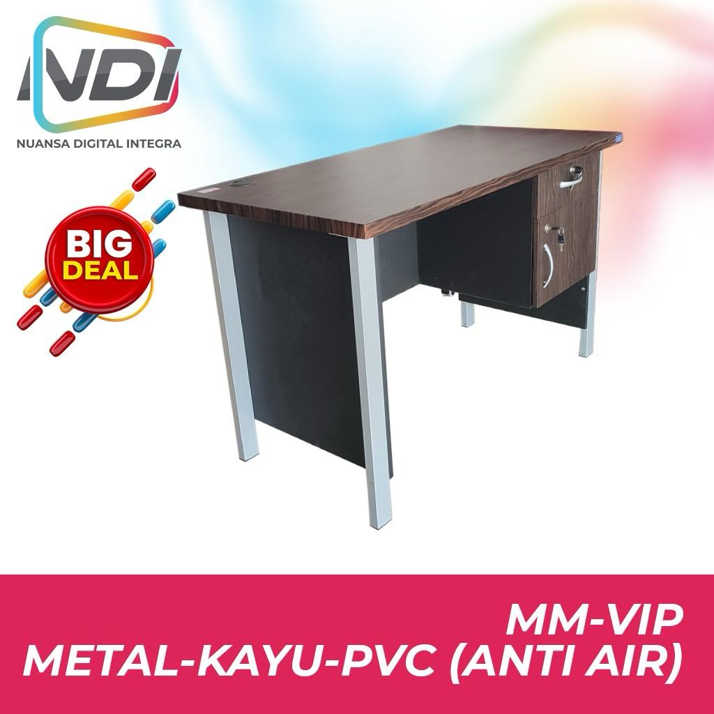 Jual NDI MEJA KANTOR MEJA KERJA KOMPUTER MM VIP METAL KAYU ANTI AIR ...