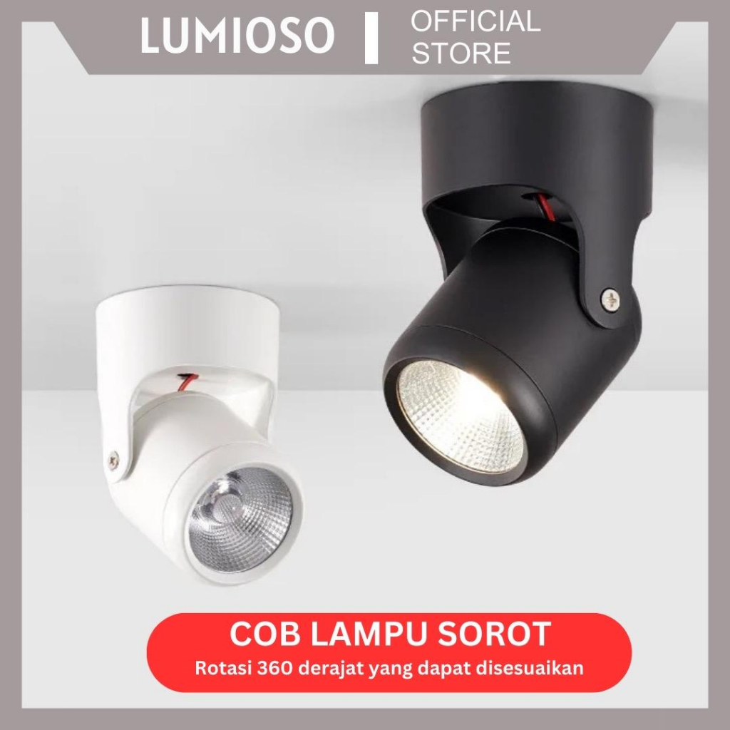 Jual LAMPU LED SOROT LAMPU SOROT SPOTLIGHT COB SPOT LIGHT CAHAYA PUTIH / NATURAL / PUTIH HANGAT ...