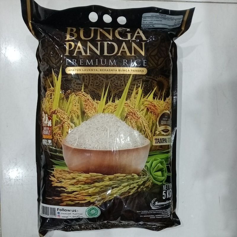 Jual Putri Koki - Bunga Pandan Beras 5 Kg Premium Rice | Shopee Indonesia
