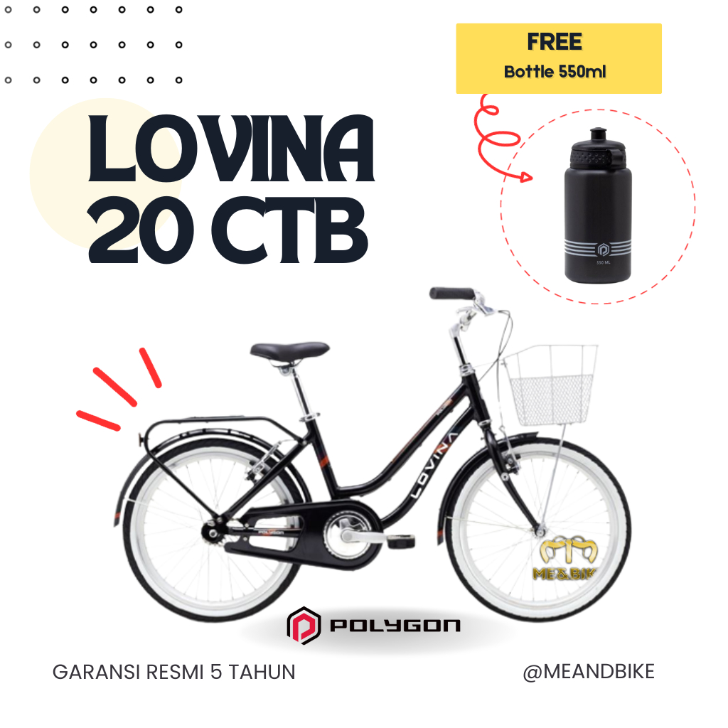 Jual Sepeda Anak Mini CTB LOVINA 20 ALLOY 7 SPEED Polygon | Shopee ...