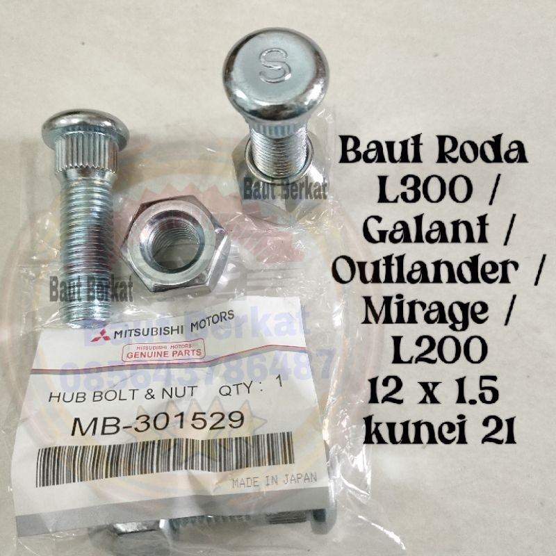 Jual baut roda L300 baut roda triton baut roda L200 strada baut roda ...