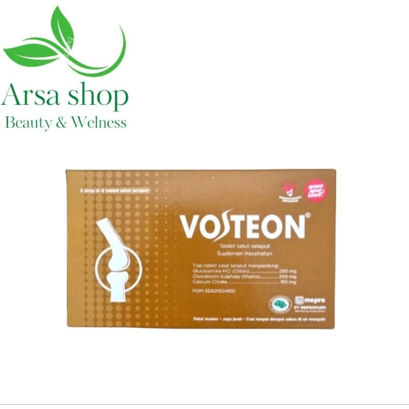 Jual Vosteon Box isi 30 / suplement kesehatan tulang dan sendi | Shopee ...