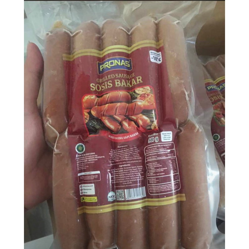 Jual Pronas Sosis Bakar Sapi 500 gram | Shopee Indonesia