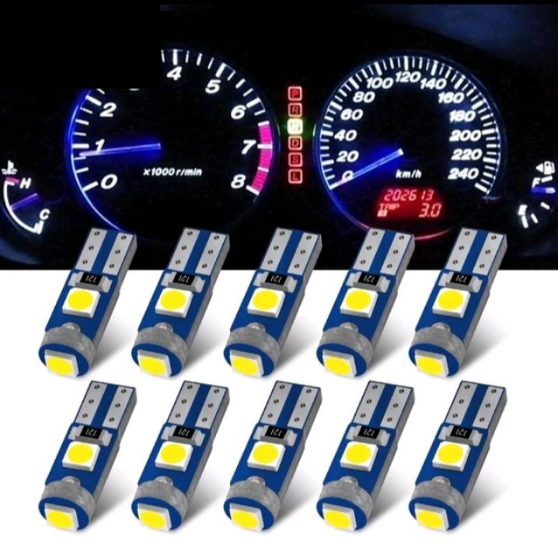Jual LAMPU SPEEDOMETER DASHBOARD LED T5 MOTOR MOBIL DC 12 VOLT | Shopee ...