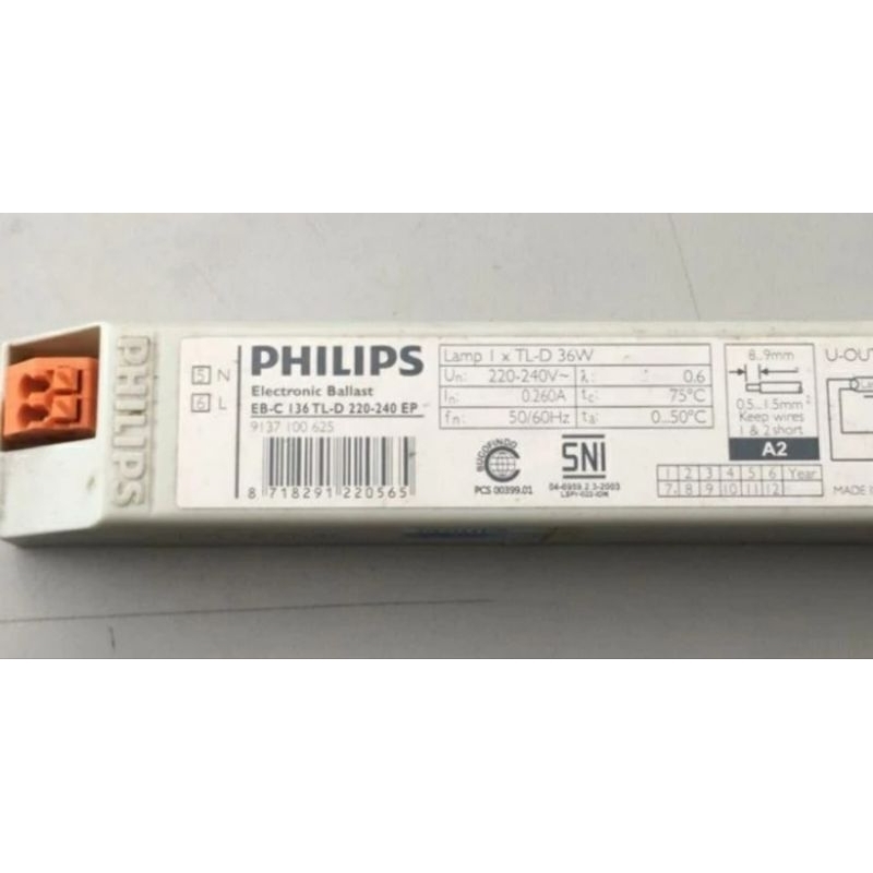 Jual Travo Ballast Elektronik EBC EP Philips 1x36 Watt 1 x 36 Watt ...