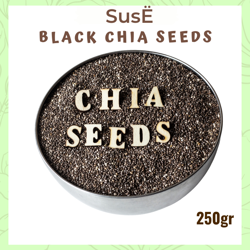 Jual SUSE Biji Chia Seed Premium Murni 250gr Chiaseeds Black Organik ...