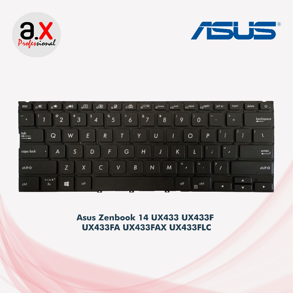 Jual Keyboard Asus Zenbook 14 Ux433 Ux433F Ux433Fa Ux433Fac Backlight ...