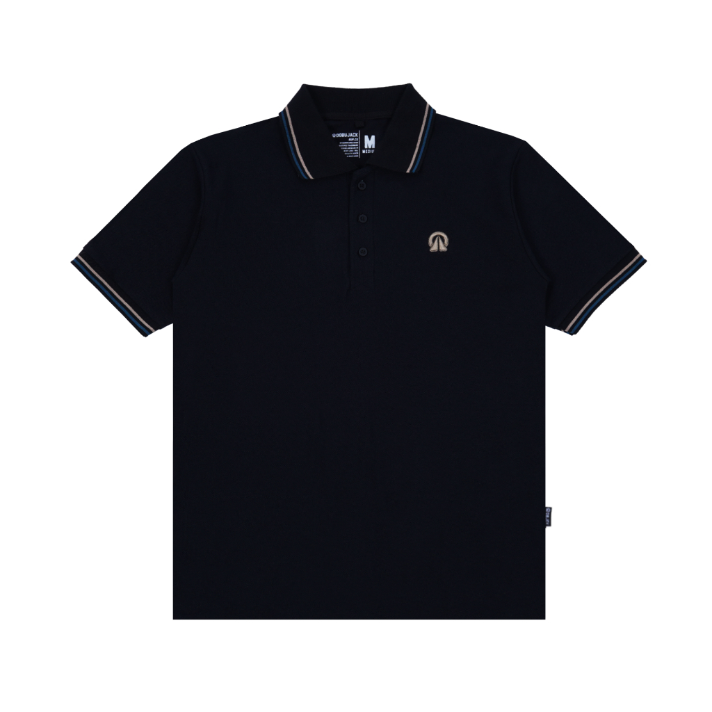 Jual Dobujack Polo Shirt Gecko Black | Shopee Indonesia
