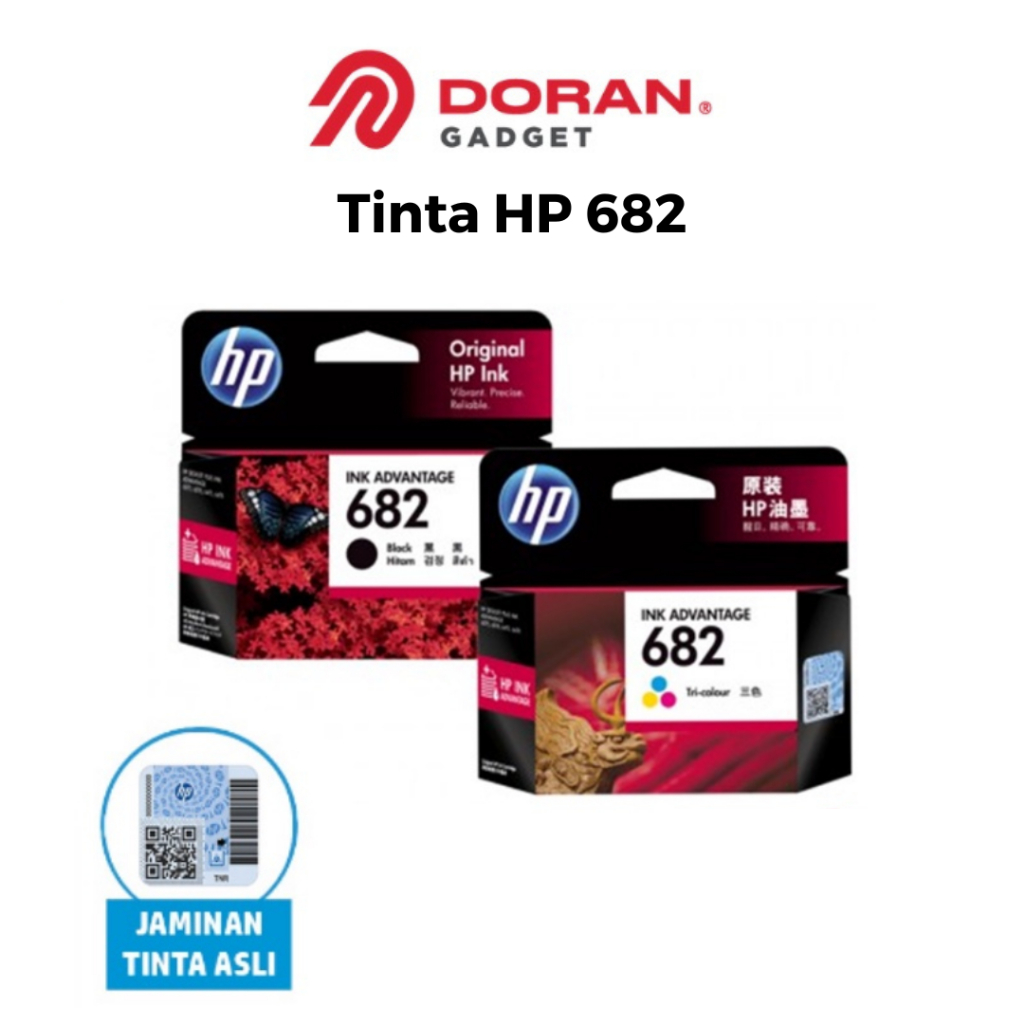 Jual HP 682 Black ( 3YM77AA ) | Tinta Cartridge Printer Tri - Color ...