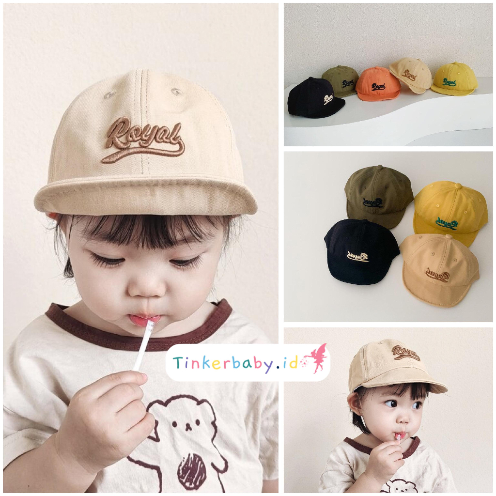 Jual Topi Anak Laki Laki Dan Perempuan Usia 1-4 Tahun Motif Royal ...