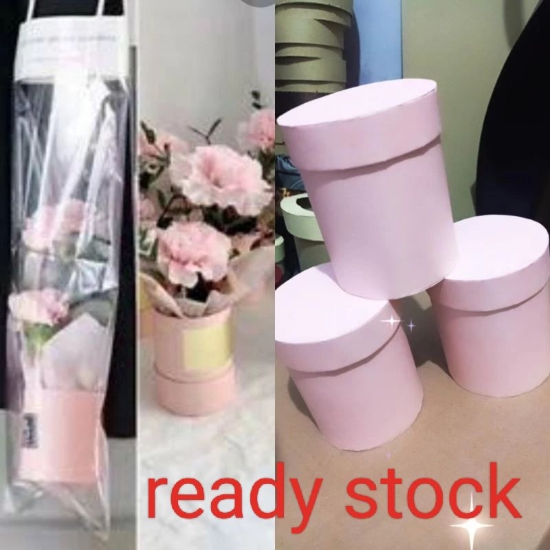 Jual bloom box diameter 7/round box/flower box | Shopee Indonesia