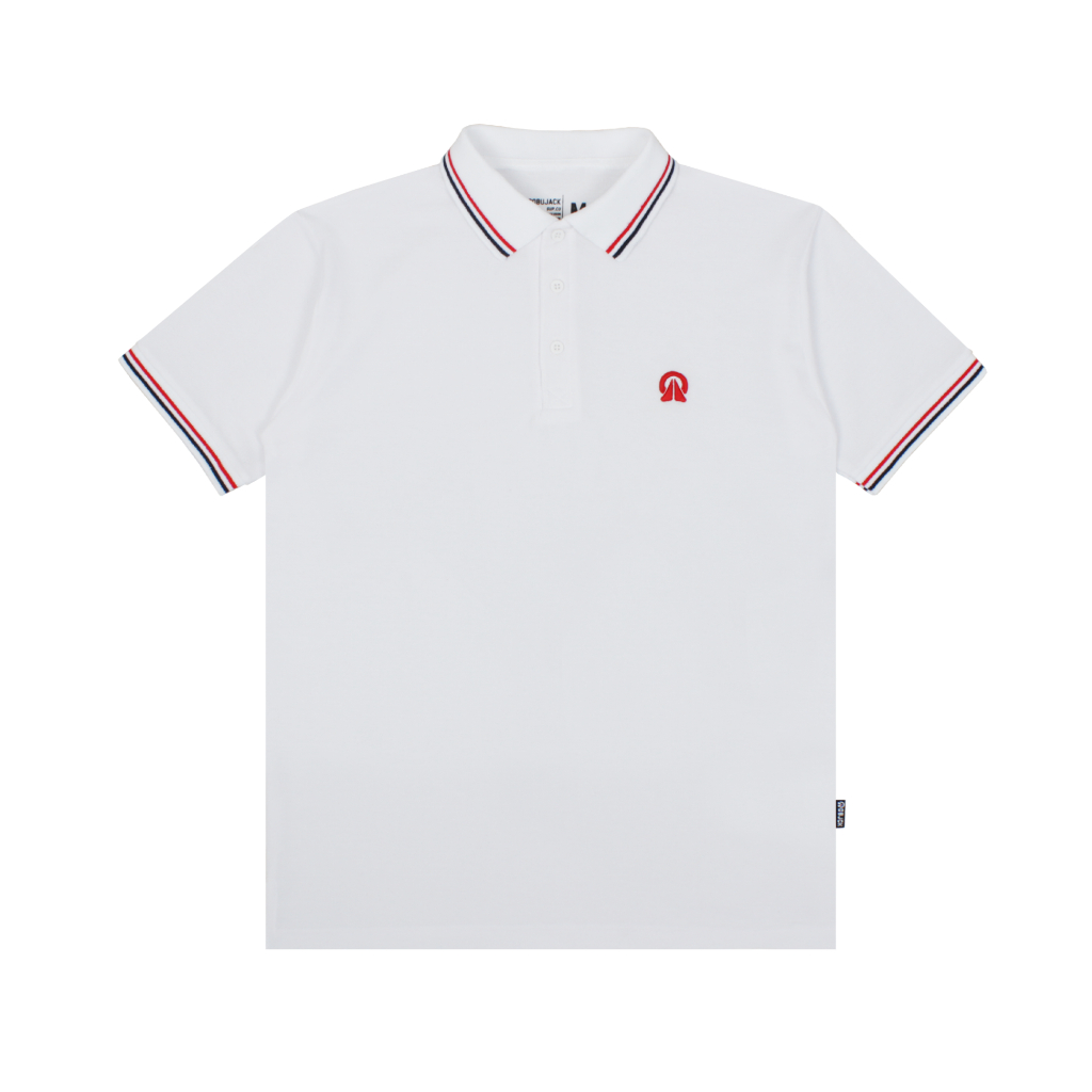 Jual Dobujack Polo Shirt Grandslam White | Shopee Indonesia