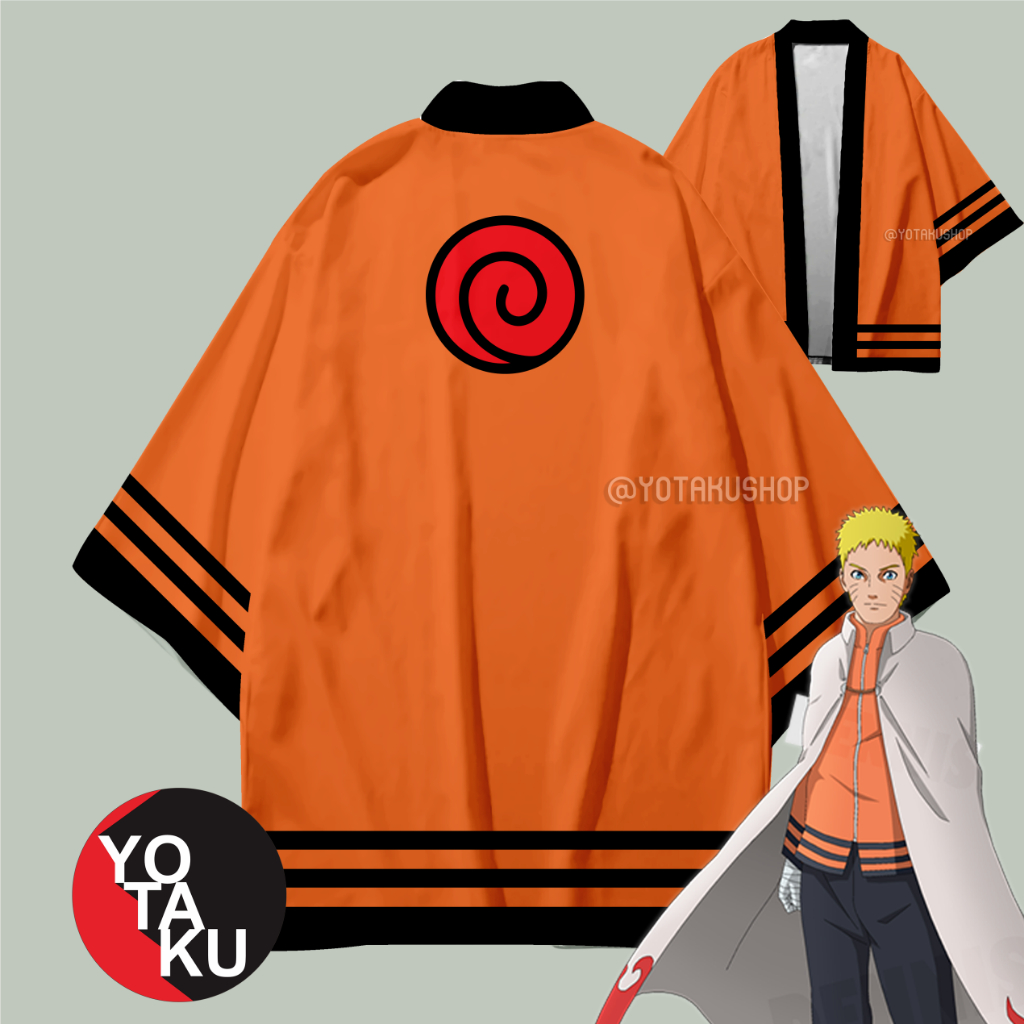 Jual Haori Cardigan Anime Naruto Naruto Uzumaki Seri 1 Kostum Cosplay ...
