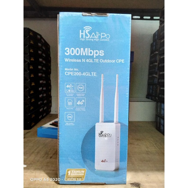Jual HSAIRPO CPE200 Modem 4G LTE Wireless N 300Mbps 2.4ghz - Modem 4G LTE Router Outdoor ...