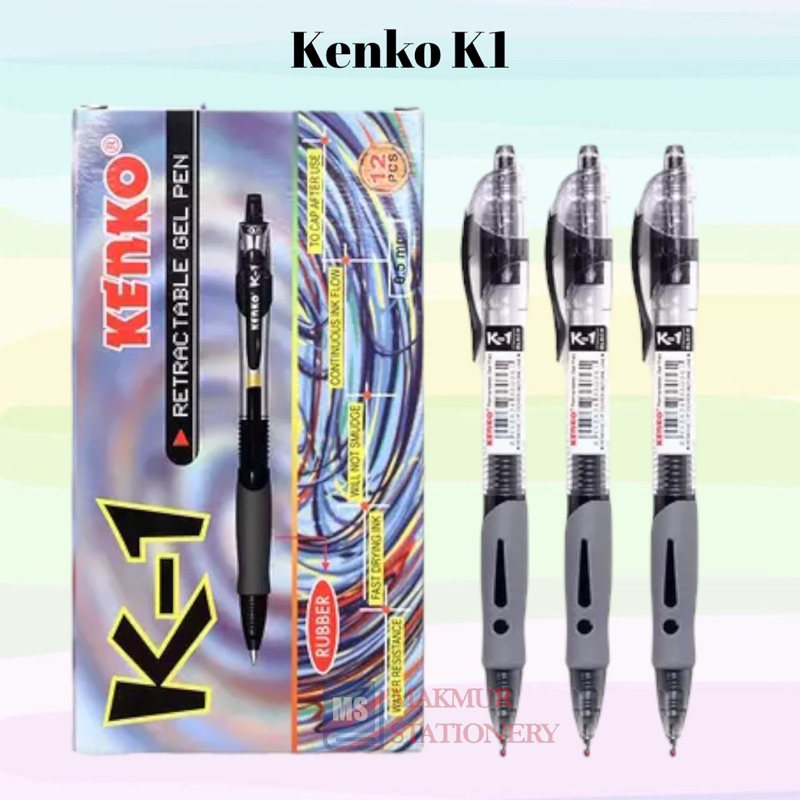 Jual Pulpen / Ballpoint / Pen Gel Kenko K-1 (12 Pcs) | Shopee Indonesia