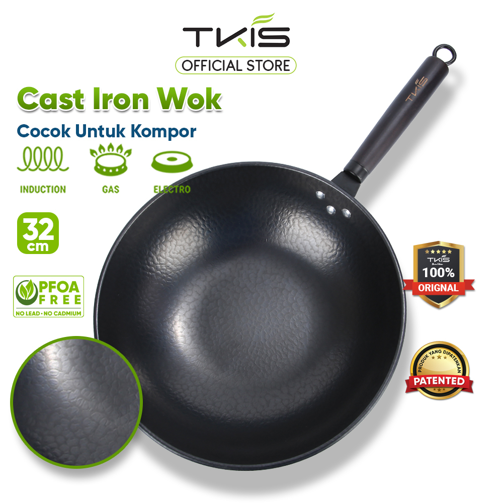 Jual TKIS Hammer Gourmet Wok Pan 32cm Panci Wajan Anti Lengket non ...