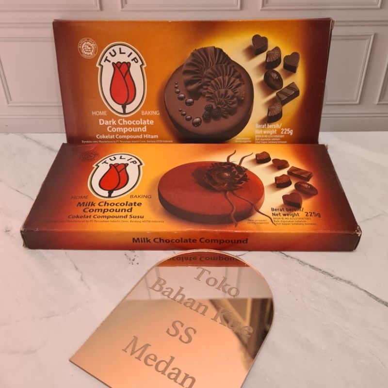 Jual Tulip Chocolate Compound 225 Gram (kemasan kotak) | Shopee Indonesia
