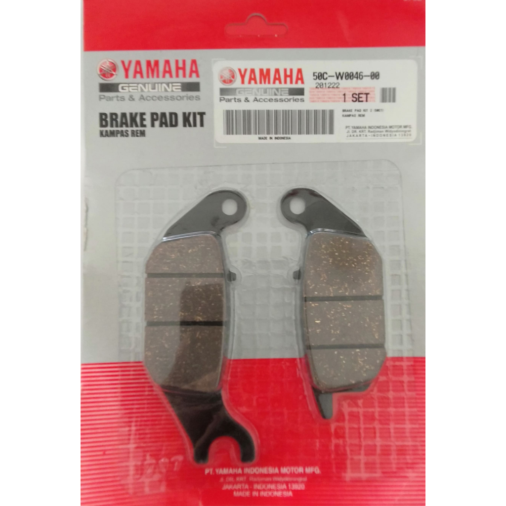 Jual BRAKE PAD KIT 2 (50C1) / KAMPAS REM BELAKANG - JUPITER MX NEW 135 / VIXION NVL / VIXION NVA ...