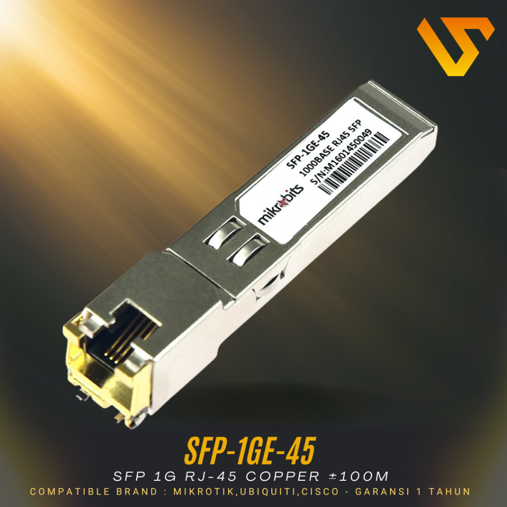 Jual Mikrobits SFP Transceiver (RJ45) SFP-1GE-45 | Shopee Indonesia