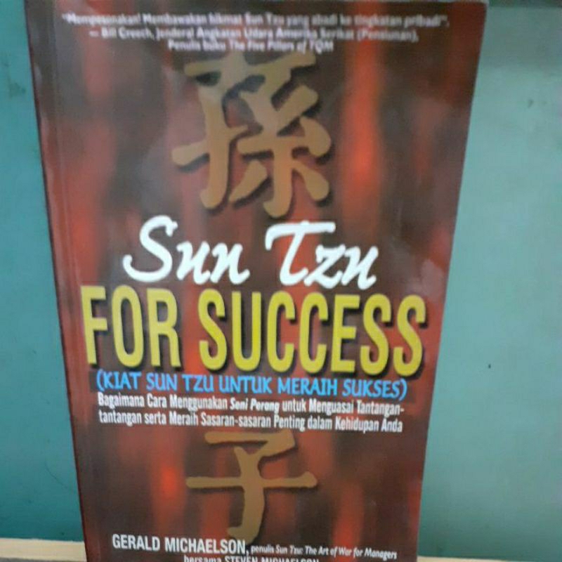 Jual Buku Sun Tzu For Success Untuk Meraih Sukses orig | Shopee Indonesia