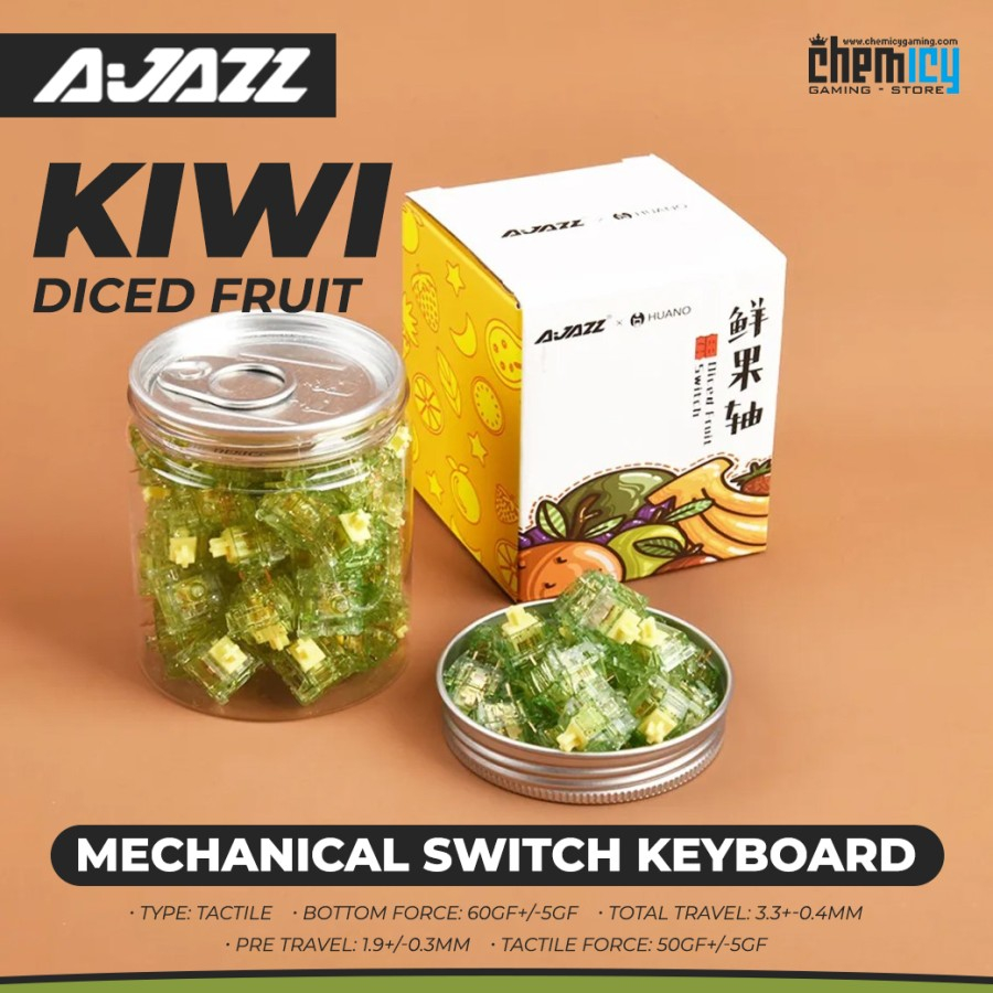 Jual Ajazz Diced Fruit Kiwi Switch (1 Box) | Shopee Indonesia