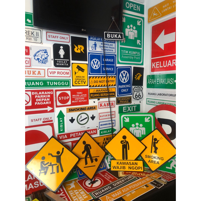 Jual CUSTOM SIGN PAPAN SIGN NAVIGASI MOBILITAS SUKA SUKA SESUAI DENGAN ...