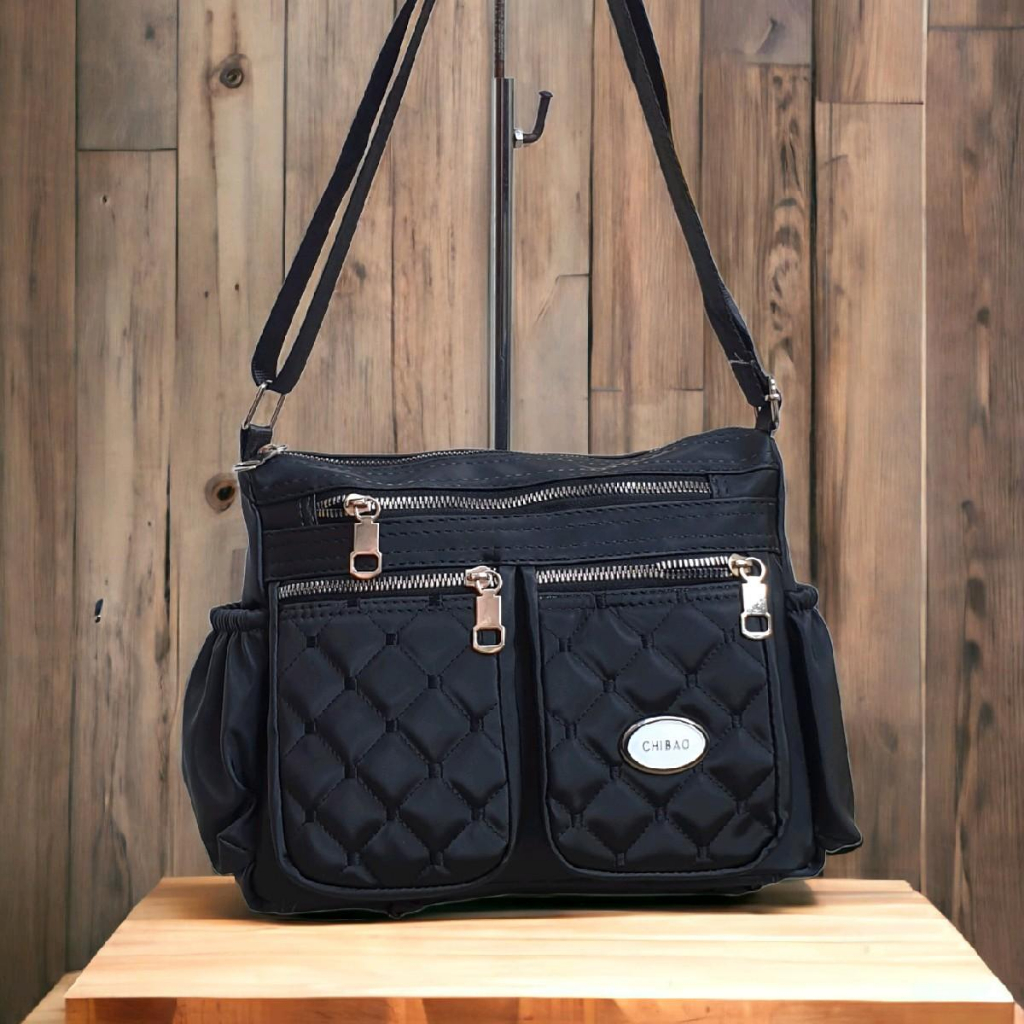 Jual Tas Selempang Wanita 4 Ruang Kantong Double Plus Kantong Samping ...