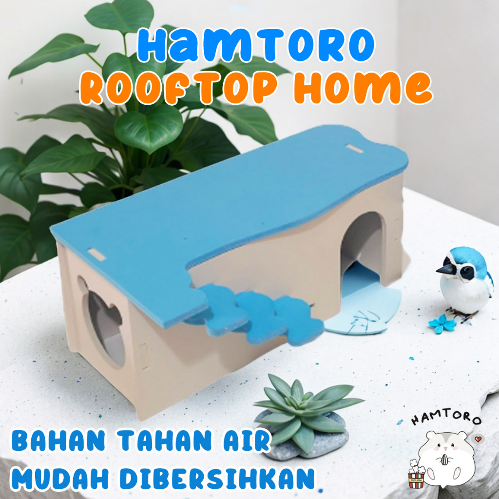 Jual Hamtoro Rooftop Home SUPER BESAR Rumah Tempat Beranak Hamster ...