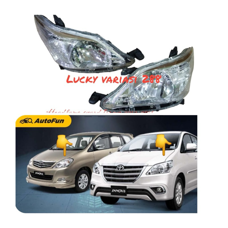 Jual Lampu Depan Head lamp Lampu besar Depan Grand Innova 2011 2012 ...