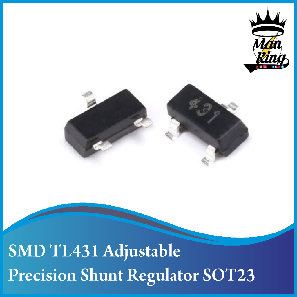 Jual TL431 SMD TL 431 431 Programmable Shunt Regulator SOT-23 | Shopee Indonesia