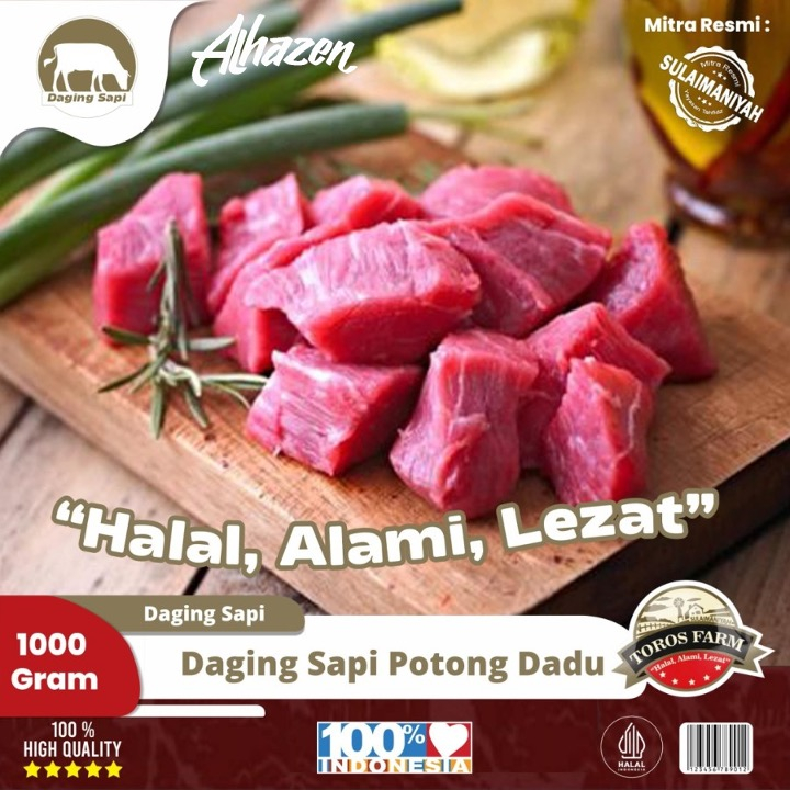 Jual Daging Sapi Potong Dadu 1Kg Halal, Alami dan Lezat by HAZEN Malang ...