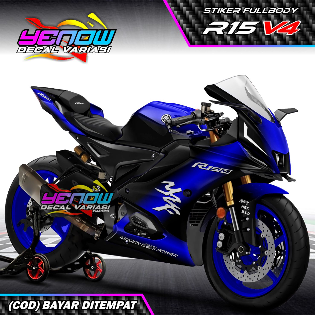 Jual Decal R15 V4 Stiker Fullbody Motor Variasi Motif Baru | Shopee ...