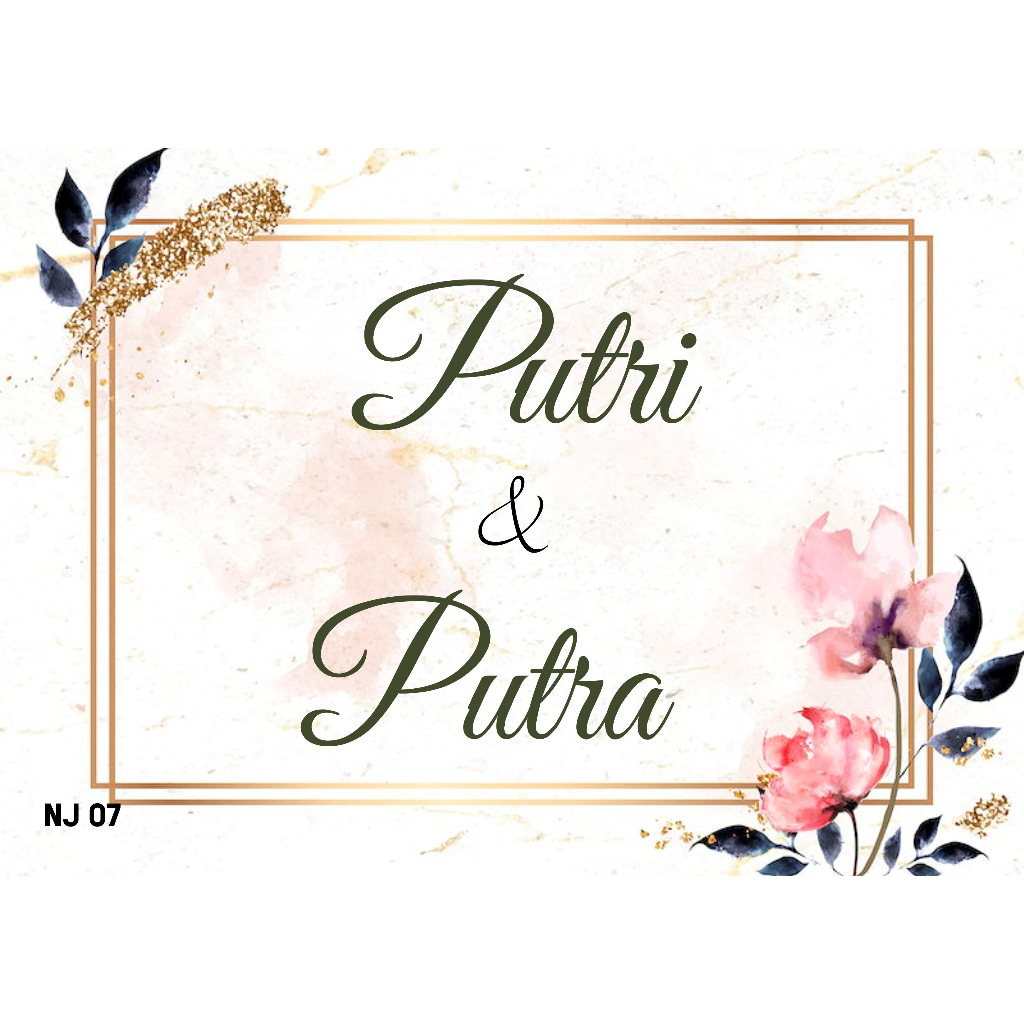 Jual CETAK NAMA JANUR UNDANGAN | Shopee Indonesia