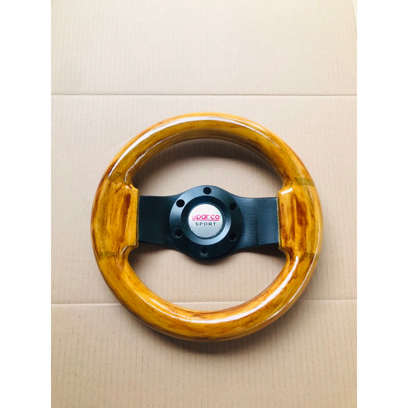 Jual setir mobil RACING kayu jati ukuran 10 inci palang 2 | Shopee ...