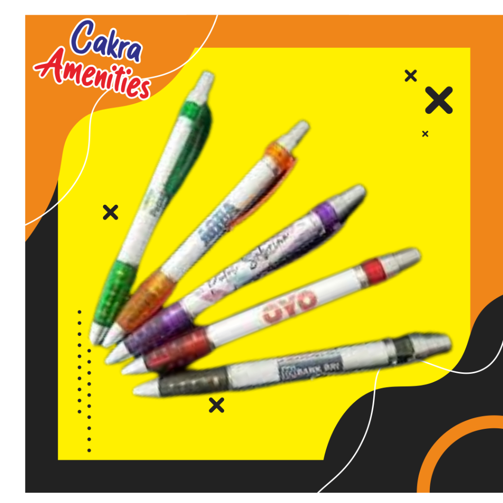 Jual Pulpen Pencet Custom Design Hotel Amenities Convention Event ...