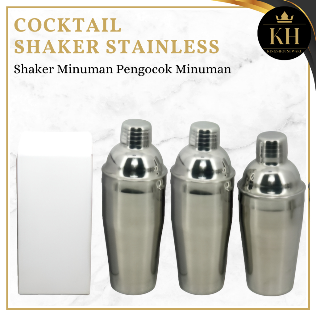 Jual KH- Shaker Stainless 550ml/750ml Shaker Minuman Pengocok Minuman ...