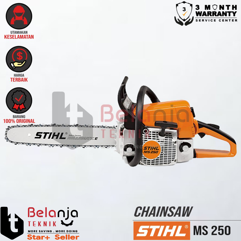 Jual STIHL Chainsaw MS 250 18 Inch Mesin Potong Kayu MS250 Gergaji Kayu 18" | Shopee Indonesia