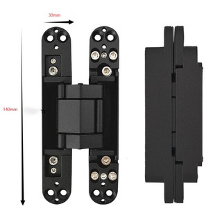 Jual Hidden Hinge Engsel Tanam Door Hinge Invisiblle Hitam Perak Engsel ...