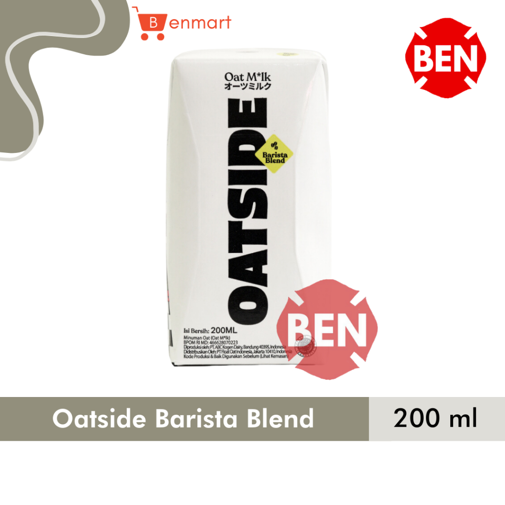 Jual Oatside Oat Milk BARISTA BLEND 200ml 200 ml Susu Mini Kecil Putih ...