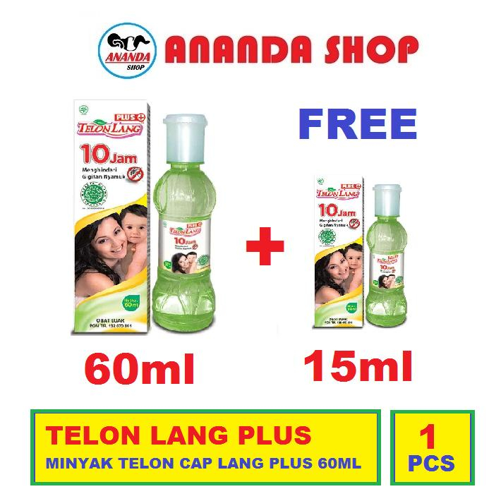 Jual Telon Lang Plus - Minyak Telon Cap Lang Plus 60ml + Free 15 ml | Shopee Indonesia