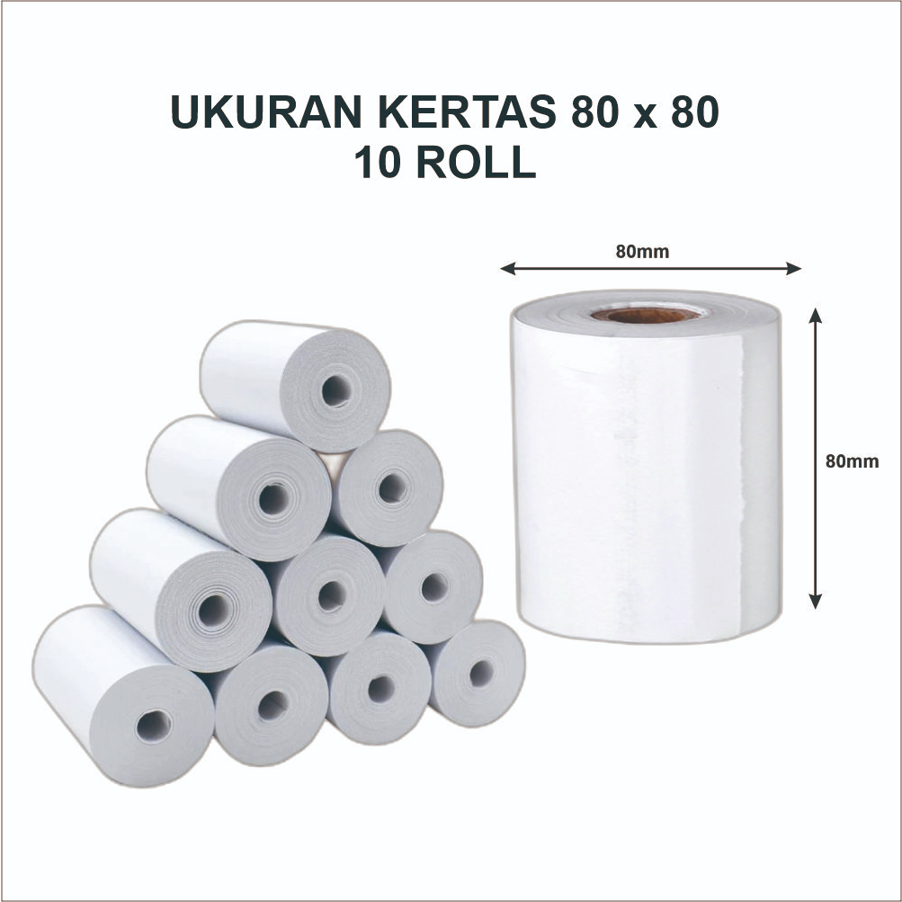 Jual Kertas Thermal Ukuran 80mm X 80mm Murah | Shopee Indonesia
