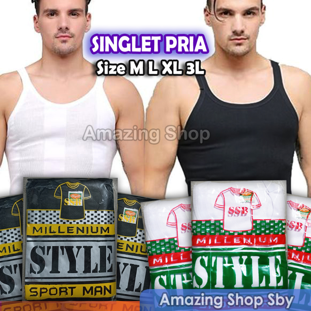 Jual Koas Dalam Pria Style / Singlet Pria Dewasa Putih Hitam Polos ... Jual Koas Dalam Pria Style / Singlet Pria Dewasa Putih Hitam Polos ...