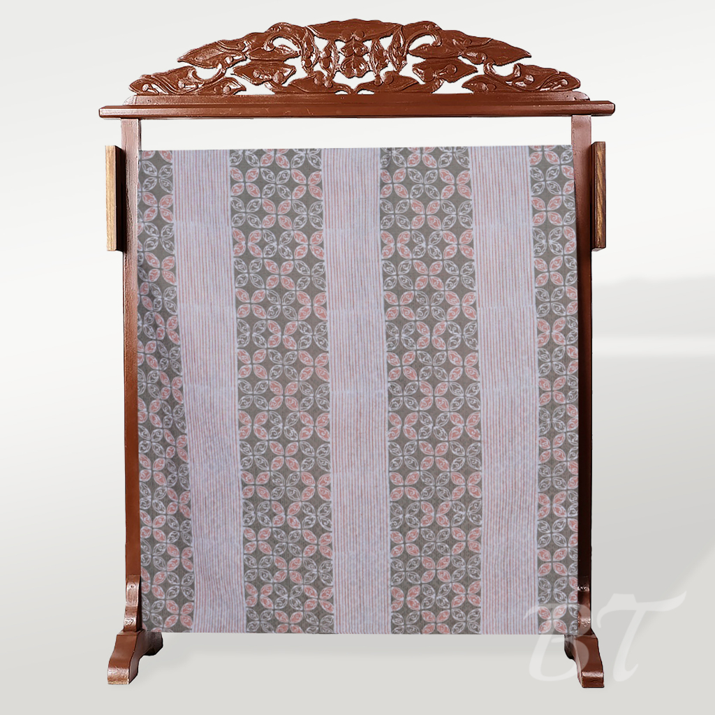 Jual BATIK TRUSMI Bahan Kain Dobby Untuk Baju Batik Cap Motif Garis ...