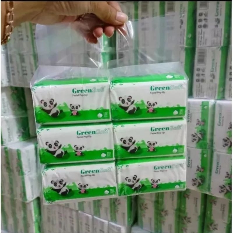 Jual Tisu Green Soft Pop Up 1 Bundle Isi 6 Pack | Shopee Indonesia