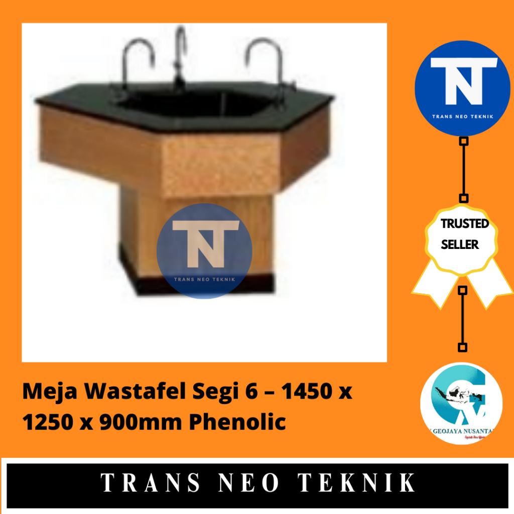 Jual Meja Wastafel Segi 6 – 1450 x 1250 x 900mm Phenolic | Shopee Indonesia