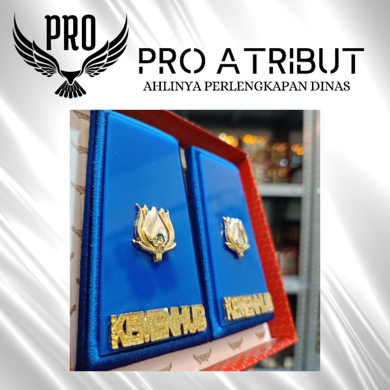 Jual PRO ATRIBUT - PANGKAT PDH 3D KEMENHUB EKSKLUSIF | Shopee Indonesia