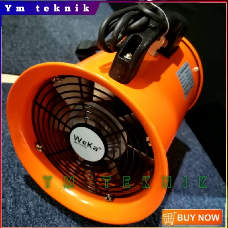 Jual Blower Portable Ventilator Fan 8 inch Weka Plus Slang Flexible ...