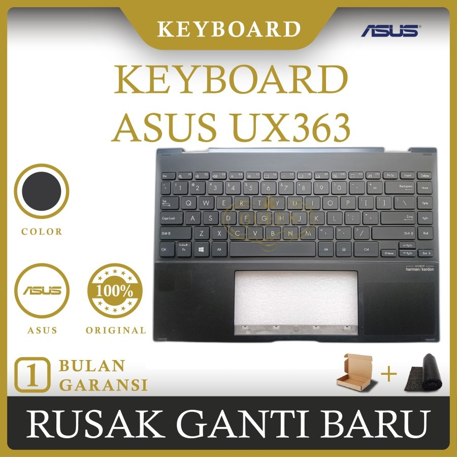 Jual KEYBOARD FRAME LAPTOP ASUS ZenBook Flip UX363 UX363J ORIGINAL ...
