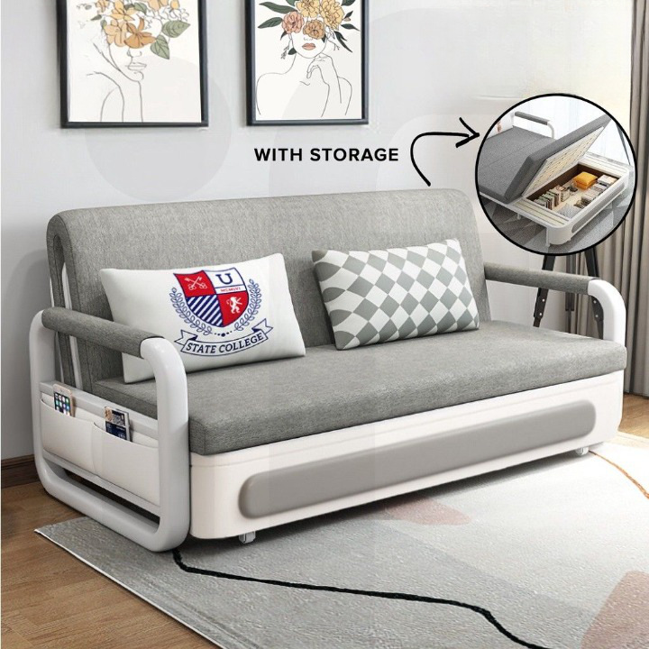 Jual Sofa Bed Multifungsi Minimalis Sofa Ranjang Lipat SFC-2 80/100/120/150cm | Shopee Indonesia