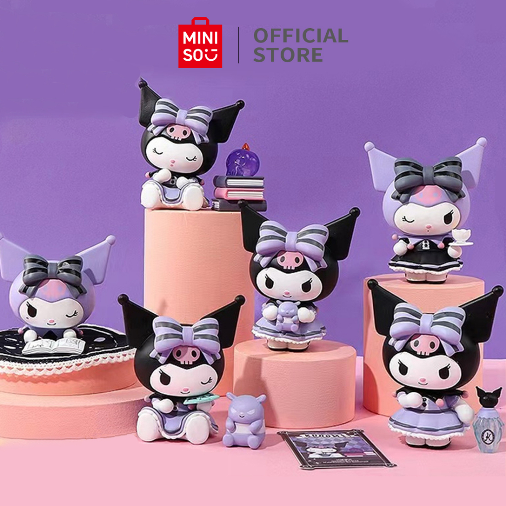 Jual MIniso-Kuromi Fortune Reading series blind box decoration surprise ...